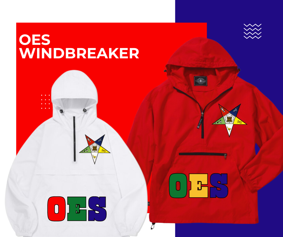 OES WINDBREAKER PULL OVER – Sankofa Creations 52 LLC